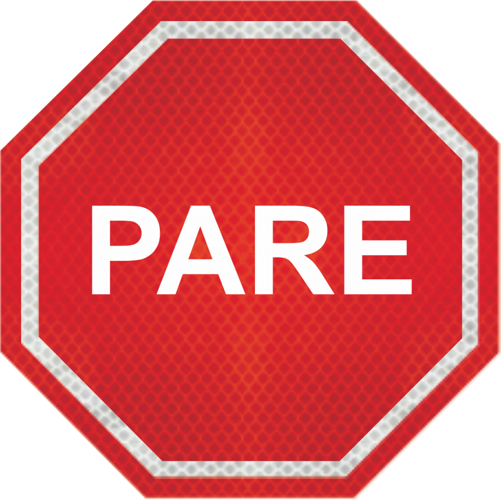 COD. R1 – SINALIZAÇÃO VIÁRIA – PARE | Protintec