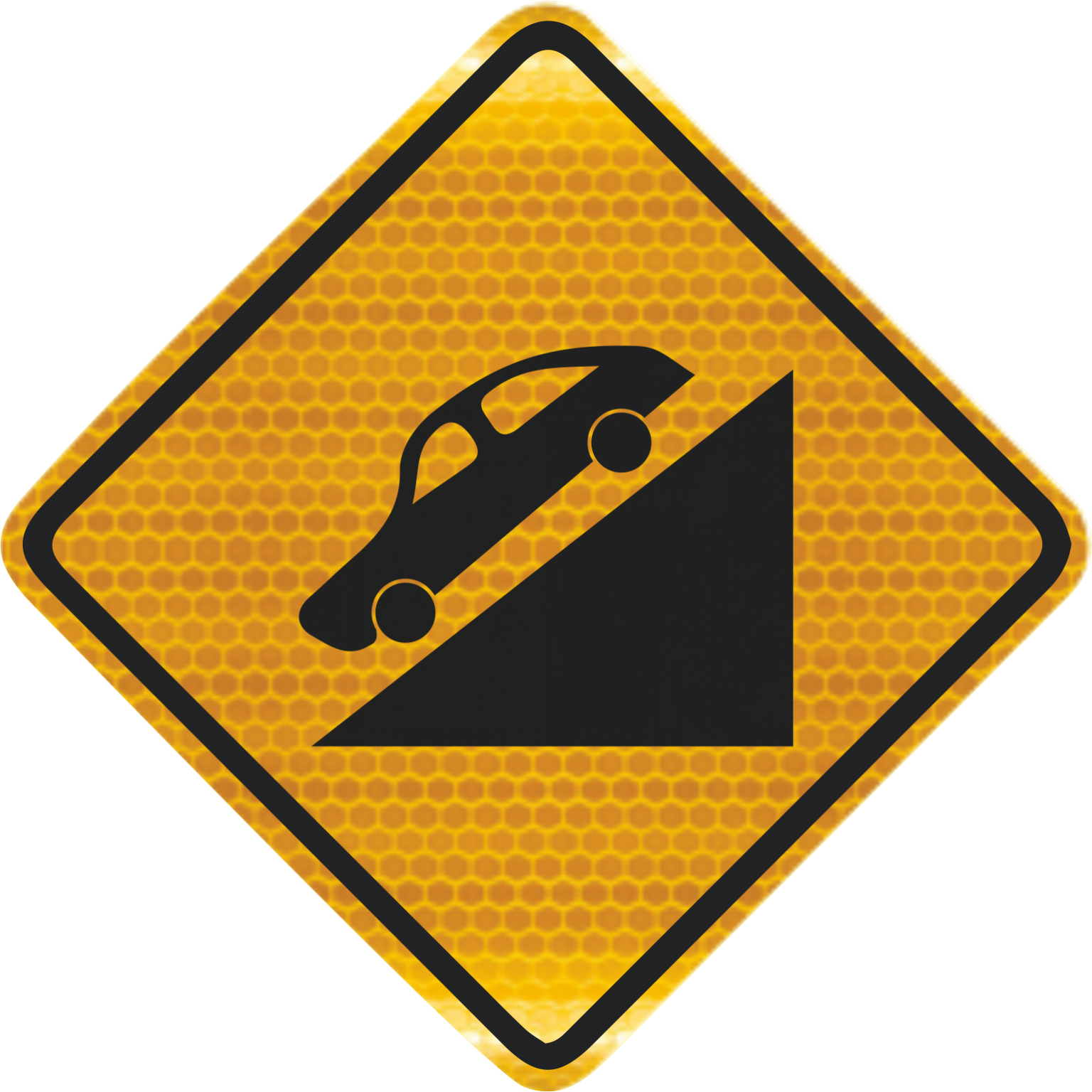 COD. A20A – SINALIZAÇÃO VIÁRIA – DECLIVE ACENTUADO | Protintec